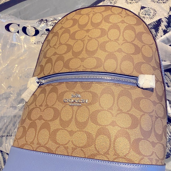 Coach | Bags | Carolina Blue Coach Backpack | Poshmark